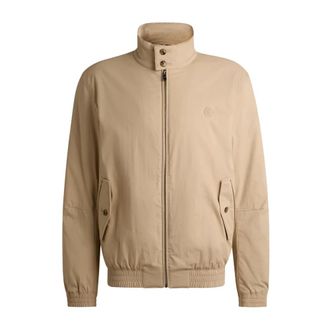 HUGO BOSS Double B Monogram Bomberjacke - - Jackets - Herren - Beige - L