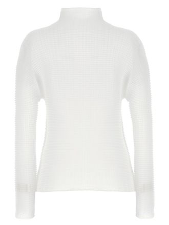 Issey Miyake Womens White Polyester Cardigan Clothing