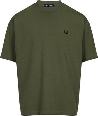 Fred Perry T-shirt oversize &agrave; imprim&eacute; dos en coton