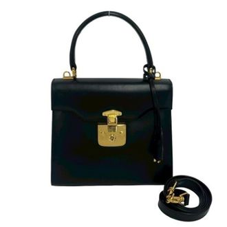 Gucci Sac bandouli&egrave;re vintage Pre-owned - Femme - Pre-owned - Noir - Taille: ONE Size