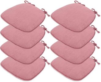 Generic 2/4/6/8 Packungen Esszimmerstuhlkissen, rutschfeste K&uuml;chenstuhlpolster, Sitzkissenpolster Mit Maschinenwaschbarem Bezug