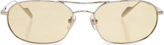 Yohji Yamamoto Titanium Sonnenbrille - - Accessories - Herren - Gelb - ONE SIZE