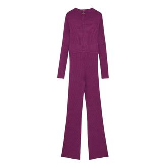 Patrizia Pepe Femme, Combinaisons et Ensembles, Violet, Taille: 36 FR Combinaison