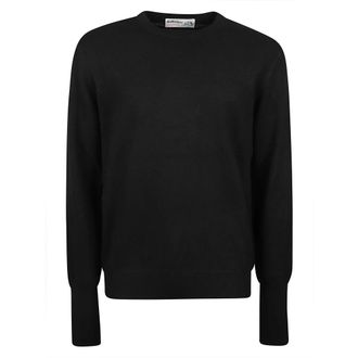 Ballantyne Homme, Pulls, Noir, Taille: L Pull en maille unie