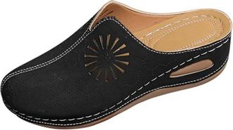 Generic Chaussures Mules Femme Pantoufles Sandales Bout Ferm&eacute; Slip-on &agrave; Semelle Compens&eacute;e Bout Rond L&eacute;g&egrave;res Chaussures D&eacute;contract&eacute;e Int&eacute;rieur Ext&eacute;rieur pour P