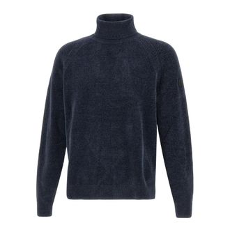 Roberto Ricci Design Rrd, Homme, Pulls, Bleu, Taille: L Velvet Turtleneck Knit