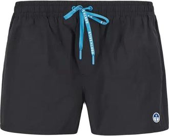 North Sails Herren Badeshorts schwarz unifarben