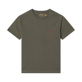 Polo Ralph Lauren Tee en jersey de coton - Homme - Tops - Vert - Taille: XL
