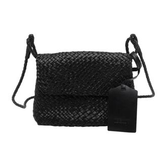 Ibeliv Sac bandouli&egrave;re tress&eacute; Paris - Femme - Sacs - Noir - Taille: ONE Size