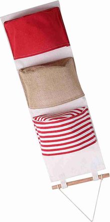 Generic 3-lagige Leinen-Aufbewahrungstasche Zum Aufh&auml;ngen an der Wand und T&uuml;r f&uuml;r Schlafzimmer, Badezimmer, B&uuml;ro, Umweltfreundlicher und Stilvoller Spielzeug-