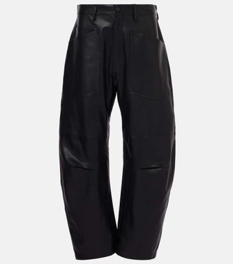 Nili Lotan Weite Hose Shon aus Leder