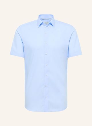 Eterna Kurzarm-Hemd Slim Fit blau