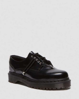 Dr. Martens Zeffir 5-&Ouml;sen Leder Bex Schuhe in Schwarz, Gr&ouml;&szlig;e: 39