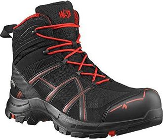 Haix Haix Black Eagle Safety 40 Mid Black/Red Moderne-Sportif, Design combin&eacute; avec la Technologie de s&eacute;curit&eacute; innovante. 45
