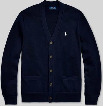 Polo Ralph Lauren Regular Fit Strickjacke aus reiner Baumwolle