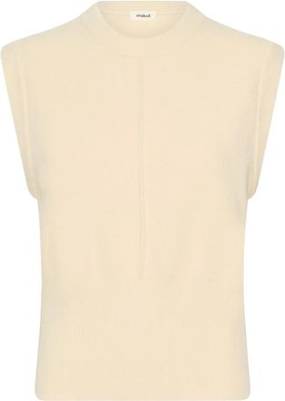 Soaked In Luxury Femme, Tops, Jaune, Taille: 44 FR Haut sans manches