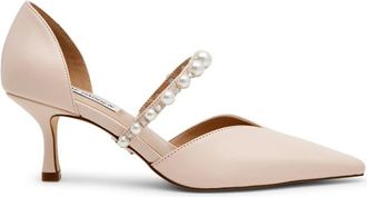 Steve Madden Amoura - Chaussures pointues &agrave; petits talons et perles nacr&eacute;es - Or rose