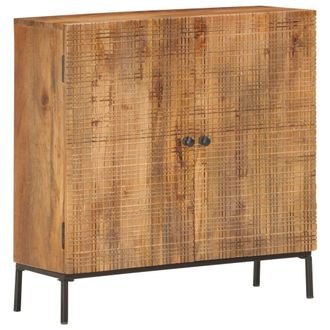 vidaXL Credenza 75x30x75 Cm In Legno Massello Di Mango Vidaxl