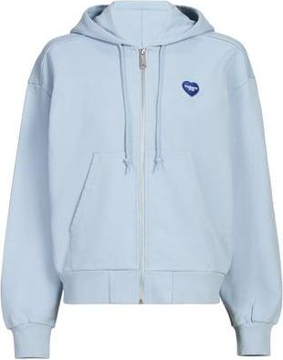 Carhartt Work in Progress Reißverschluss Hoodie gedruckt Baumwolle - Blau