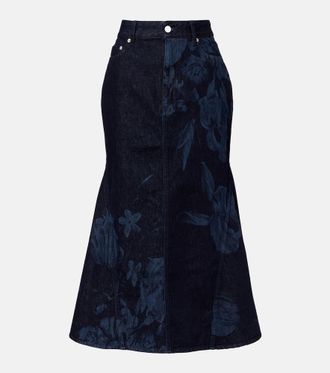 Erdem Midirock aus Denim