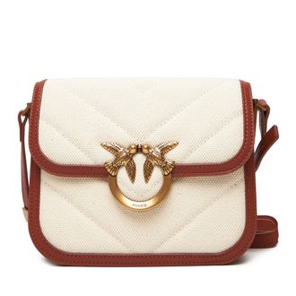 Pinko Handtasche PINKO Love Box Bag Fl Mini PE 25 PLTT 104297 A2C7 Beige