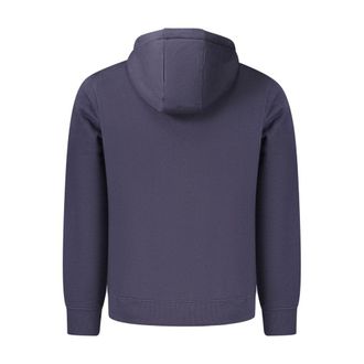 Napapijri Cotton Embroidered Logo Hoodie - Navy