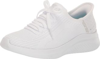 Skechers Martha Stewart Ultra Flex 3.0 Slip-Ins-Daylight Sneaker für Damen, Weiss/opulenter Garten, 38 EU