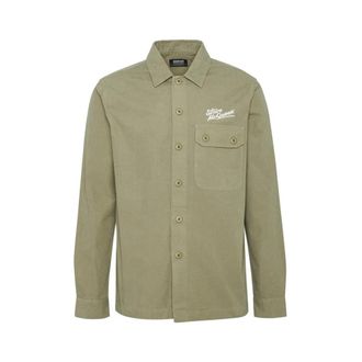 Barbour Gr&uuml;nes Baumwoll-Overshirt Steve McQueen Signatur - - Jackets - Herren - Gr&uuml;n - L