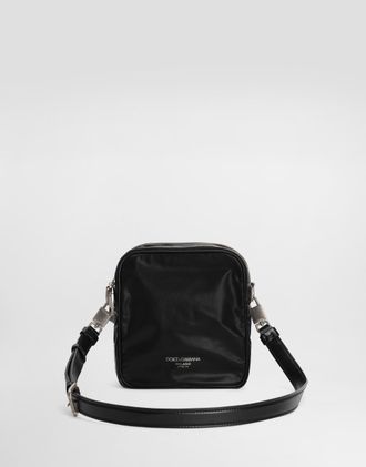 Dolce & Gabbana Leather Bag - Mann Schultertasche Schwarz Onesize