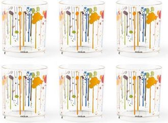Excelsa Dripping Set 6 verres, verre, capacit&eacute; 250 ml