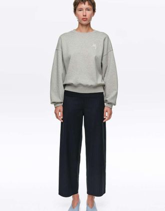Bimba & Lola Balloon-Fit-Sweatshirt in Hellgrau