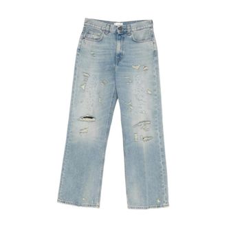 Haikure Winny Denim - Femme - Jeans - Bleu - Taille: W25