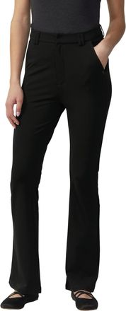 QS by s.Oliver Elastische Hose aus Interlockjersey mit ausgestelltem Bein