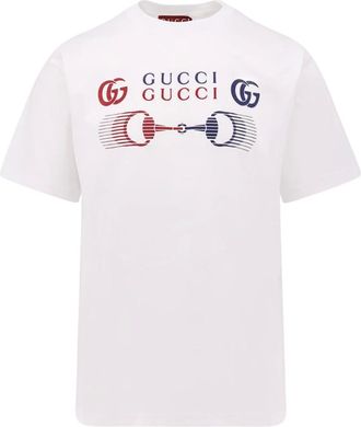 Gucci Herren, Oberteile, Weiß, LGröße