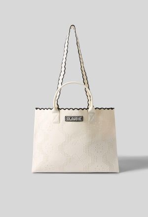Claudie Pierlot Zweifarbige Stricktasche