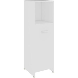 vidaXL Inlife Armoire de salle de bain Blanc 30x30x95 cm Aggloméré