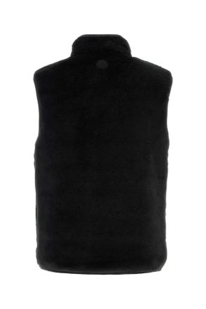 Moncler Eco Fur Down Vest - Black