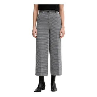 Benetton Houndstooth Hose - - Trousers - Damen - Mehrfarbig - S