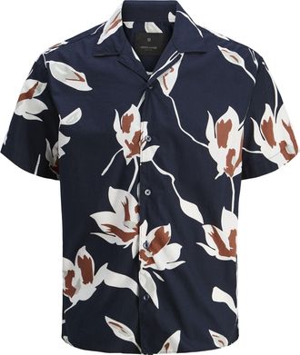 Jack & Jones Jprblapalermo Print Resort S/S Shirt Sn