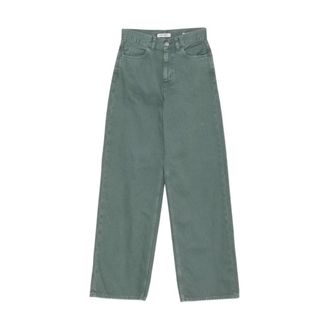 Carhartt Work in Progress Femme, Jeans, Vert, Taille: W26 Jean Droit D&eacute;contract&eacute;