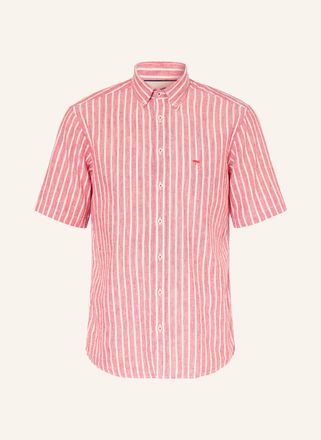 Fynch-Hatton Fynch-Hatton Leinenhemd Comfort Fit rot
