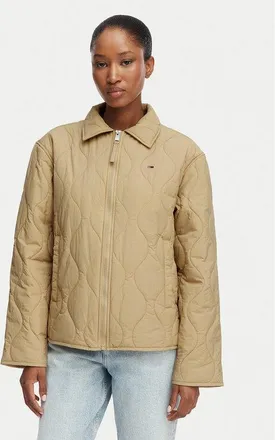 Tommy Jeans &Uuml;bergangsjacke Tjw Coach DW0DW22909 Beige Regular Fit