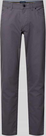 Christian Berg Straight Fit Hose mit Strukturmuster