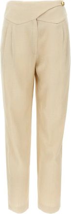 Blaz&eacute; Milano Femme, Pantalons, Beige, Taille: 38 FR Sheena Basque Pants