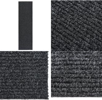 vidaXL Vidaxl - Schmutzfangl&auml;ufer 100x350 cm Anthrazit - Schmutzfangmatte - Laufmatte - Flurmatten - Treppenlaufmatte - Anthrazit - Home & Living
