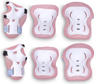 Apollo Schoner Set f&uuml;r Kinder, Knie und Ellenbogensch&uuml;tzer Kinder und f&uuml;r Handgelenk, Protektoren Kinder zum Inliner Skateboard BMX Radfahren, Inliner Schone