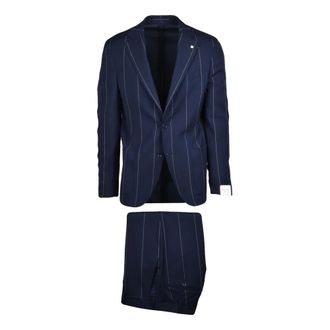 L.B.M. 1911 L.b.m. 1911, Homme, Costumes, Bleu, Taille: M Giacca Stondata