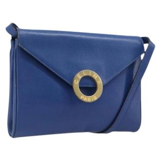 Celine Sac bandouli&egrave;re vintage doccasion - Femme - Pre-owned - Bleu - Taille: ONE Size