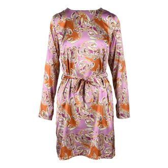 Think Damenkleid aus Polyester - - Dresses - Damen - Mehrfarbig - S