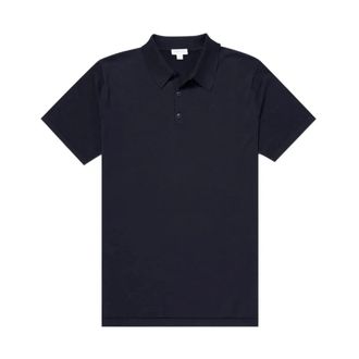 Sunspel Insel Polo Shirt f&uuml;r M&auml;nner - - Tops - Herren - Schwarzk - S